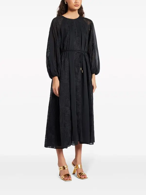Aje Soleil Midi Dress In Black - 53% Off | Editorialist