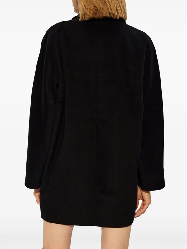 Max Mara Rebus Double-breasted Coat - Black