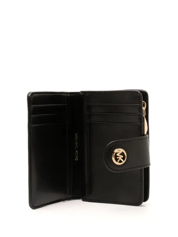 Michael Kors Logo Plaque Leather Purse