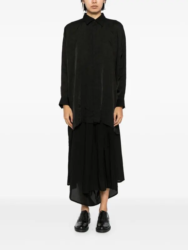 Yohji Yamamoto Creased Button-down Shirt