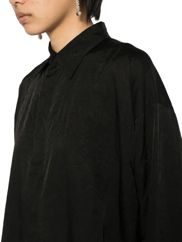 Yohji Yamamoto Creased Button-down Shirt