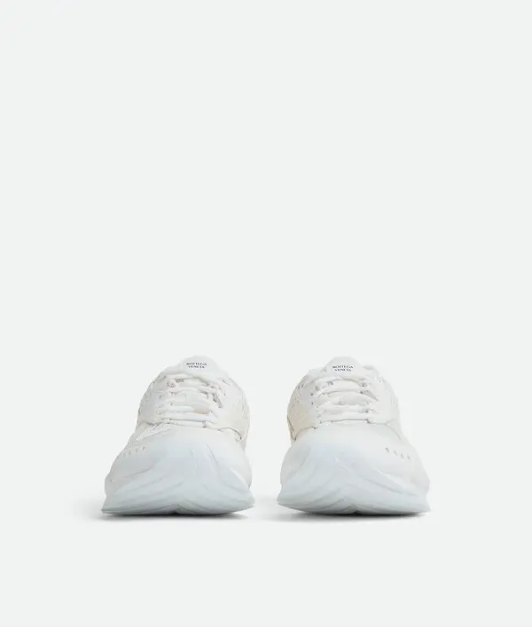 Bottega Veneta Orbit Lace-up Sneakers - White
