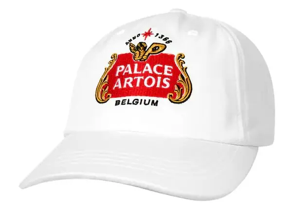 PALACE X Stella Artois 6panel Cap - White
