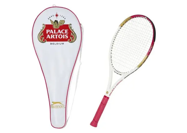 PALACE X Stella Artois Tennis Racquet With Head Cover - White
