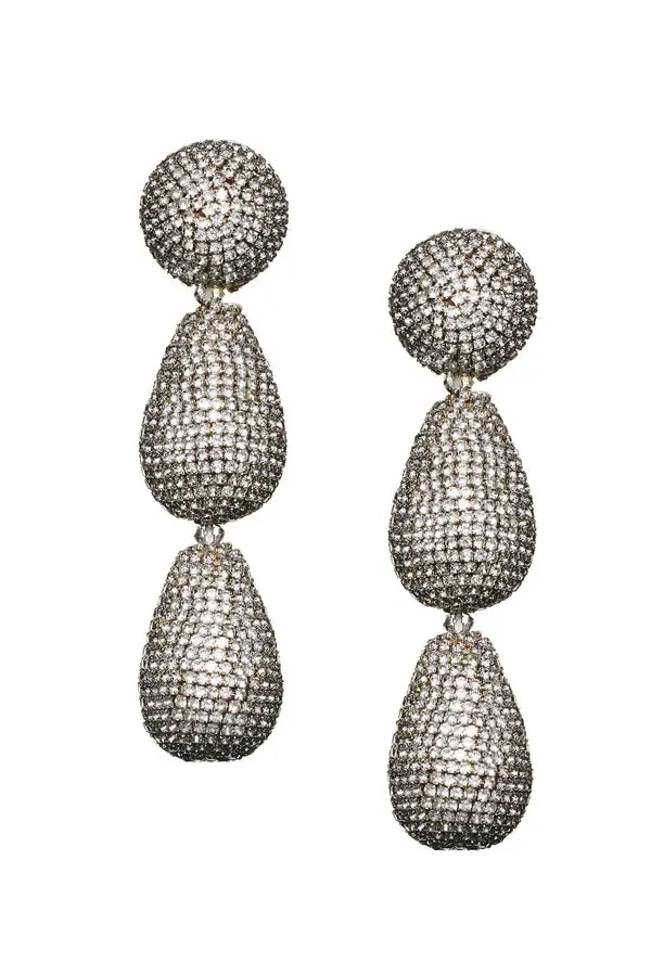 Sachin & Babi Arielle Earrings - Clear Crystals