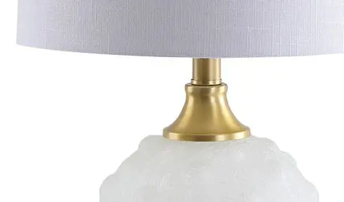 JONATHAN Y Ilsa Dotted Glass/metal Led Table Lamp