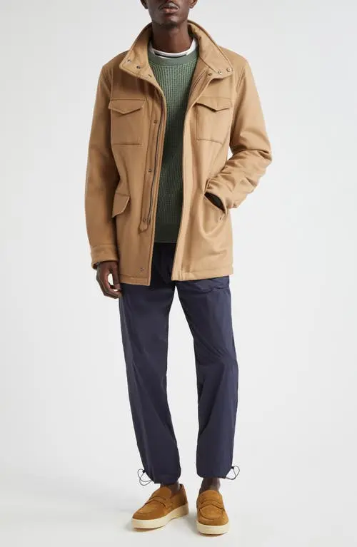 Herno Water Repellent Stretch Nylon Joggers - Blue