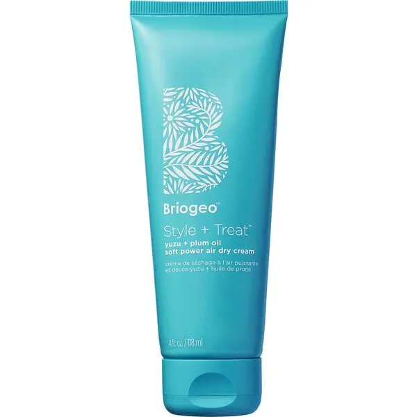 BRIOGEO Style + Treat Yuzu + Plum Oil Air Dry Hair Styling Cream - No Color