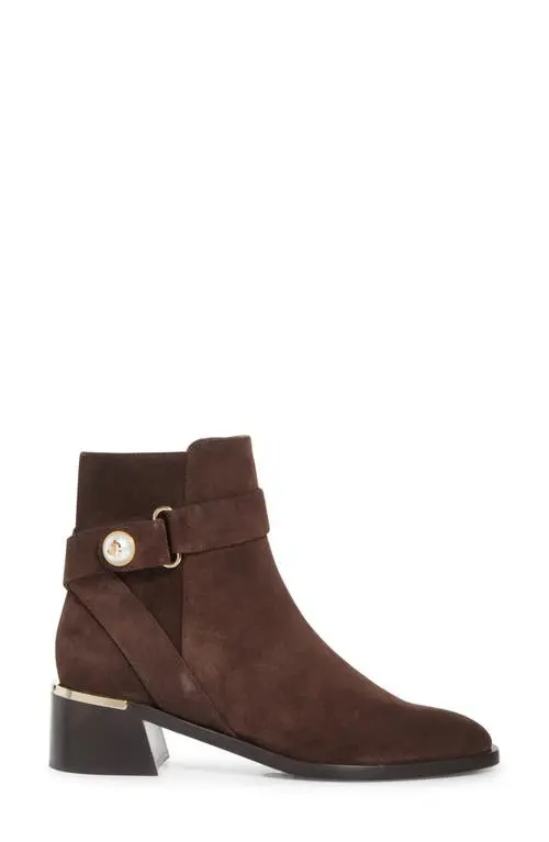 JIMMY CHOO Noor Bootie - Chocolate