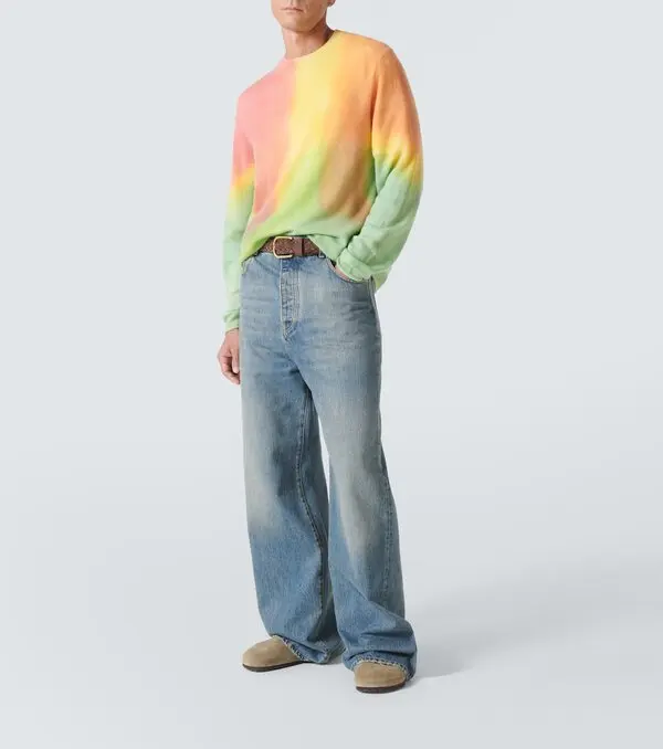 THE ELDER STATESMAN Wave Aura Cashmere Sweater