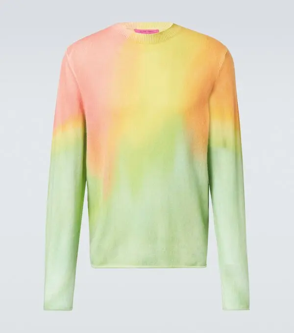 THE ELDER STATESMAN Wave Aura Cashmere Sweater - Multicoloured