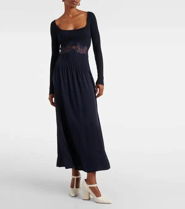 Gabriela Hearst Prior Maxi Dress - Blue