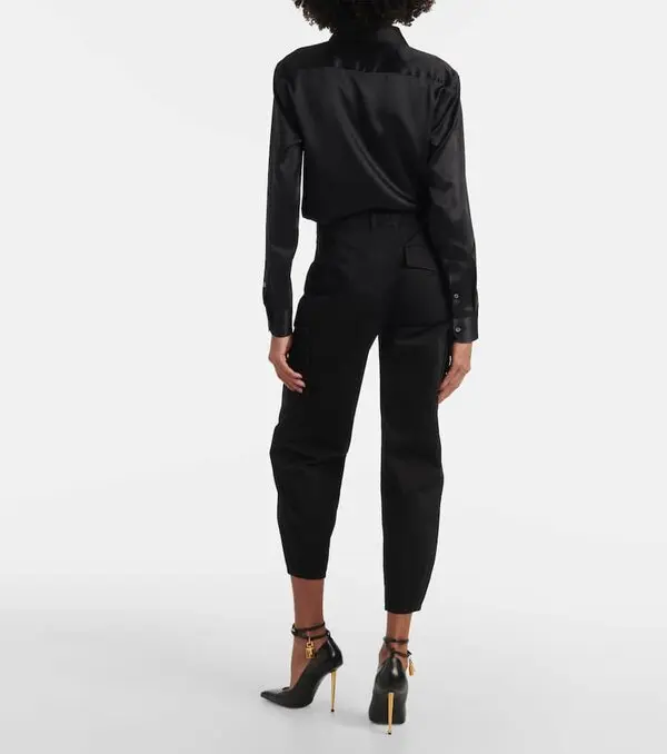 TOM FORD Cotton Twill Cargo Pants