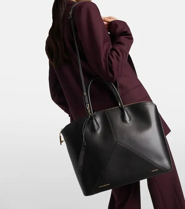 Victoria Beckham V Small Leather Tote Bag