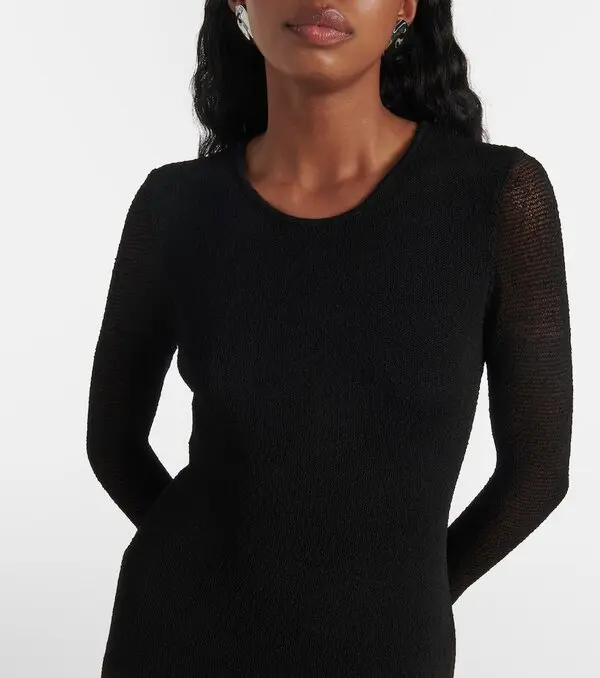fitted lace wedding dress Anita Long Sleeve Shirt Dress-Blackberry main image 1