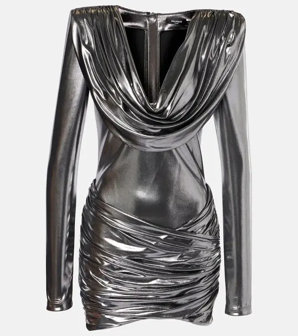 Balmain Draped Minidress