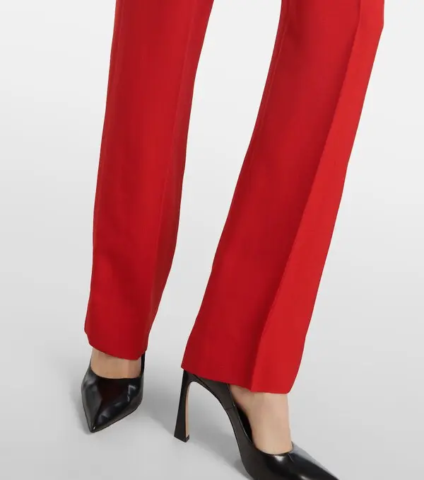 Victoria Beckham Mid-rise Tapered Trousers