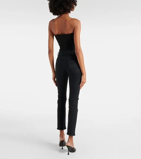 7 For All Mankind Relaxed Skinny Low-rise Jeans