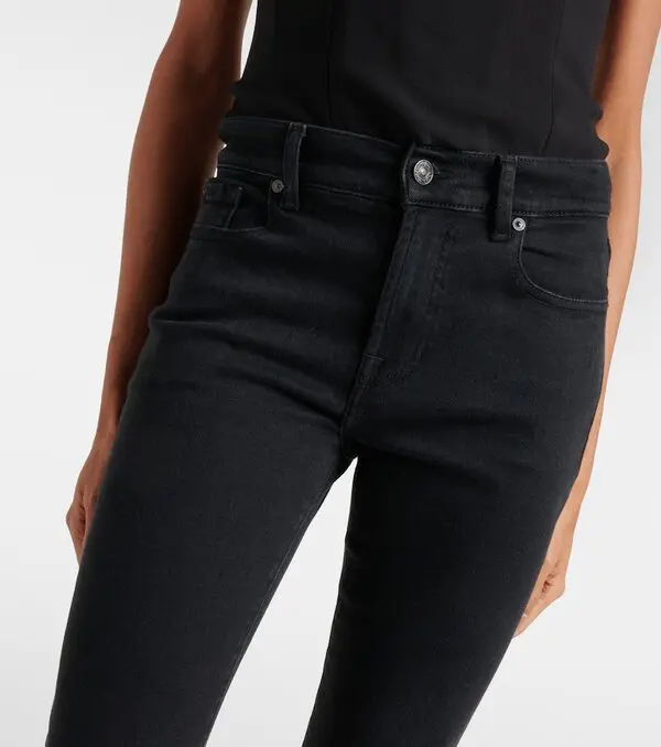 7 For All Mankind Relaxed Skinny Low-rise Jeans