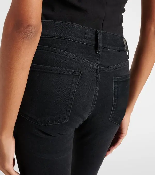 7 For All Mankind Relaxed Skinny Low-rise Jeans