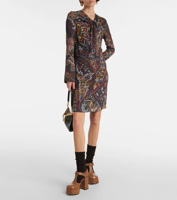 Etro Printed Mini Dress