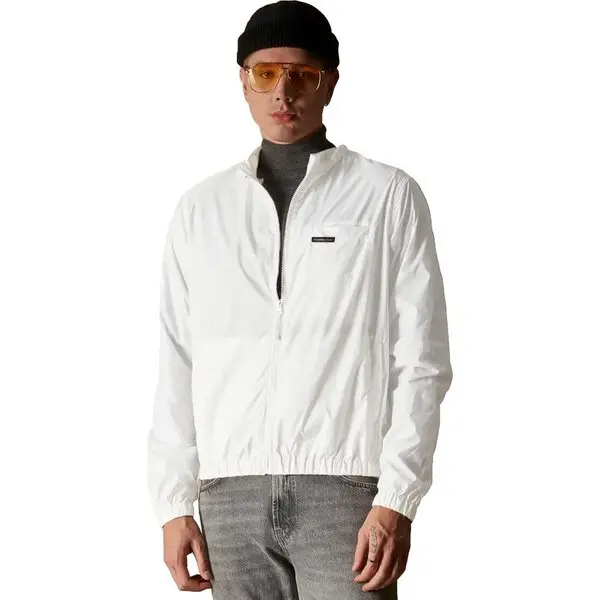 MEMBERS ONLY Packable Windbreaker Jacket - White