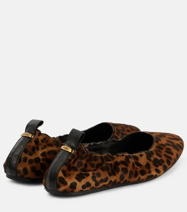 Isabel Marant Étoile Belna Calf Hair Ballet Flats - Beige
