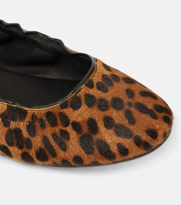 Isabel Marant Étoile Belna Calf Hair Ballet Flats - Beige