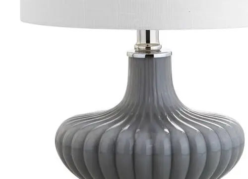 JONATHAN Y Kamille Glass And Lucite Led Table Lamp