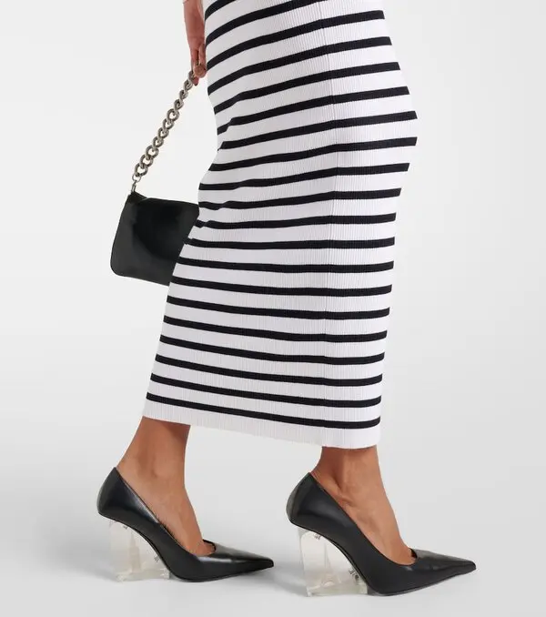 JEAN PAUL GAULTIER Striped Maxi Dress