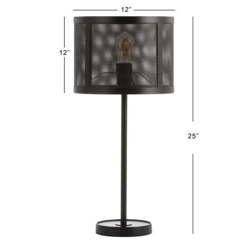 JONATHAN Y Wilcox Minimalist Metal Led Table Lamp