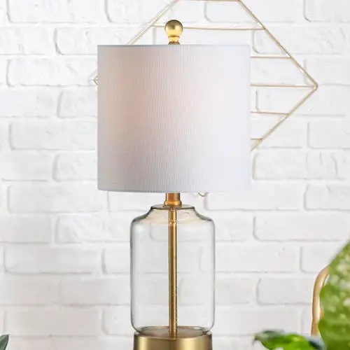 JONATHAN Y Duncan Glass/metal Led Table Lamp
