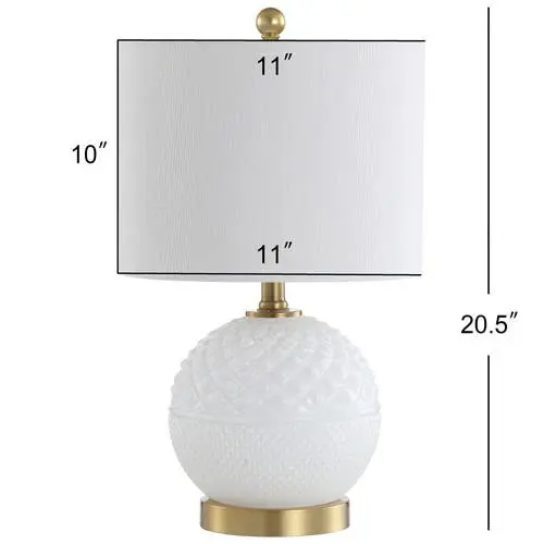 JONATHAN Y Julienne Glass/metal Led Table Lamp
