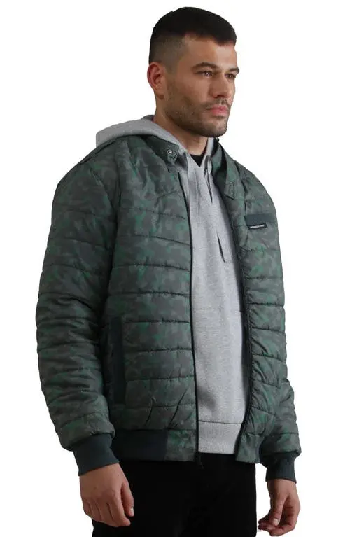 MEMBERS ONLY Soho Quilted Jacket - Olive Camo