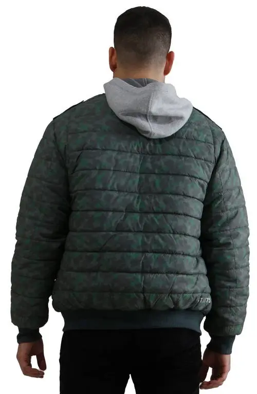MEMBERS ONLY Soho Quilted Jacket - Olive Camo