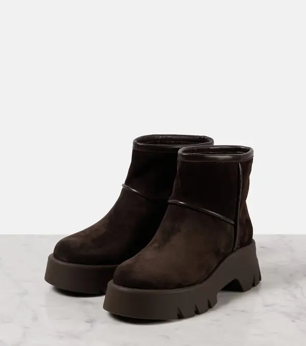 GIANVITO ROSSI Stormy Ankle Boots - Brown