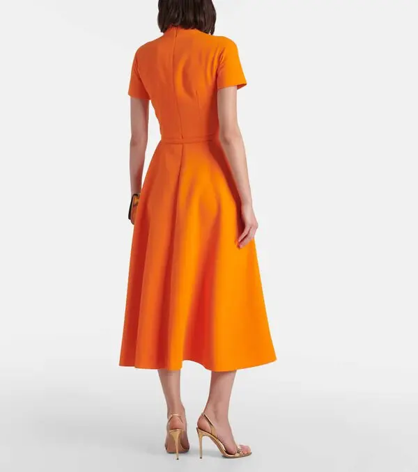 EMILIA WICKSTEAD Camilla Midi Dress - Orange