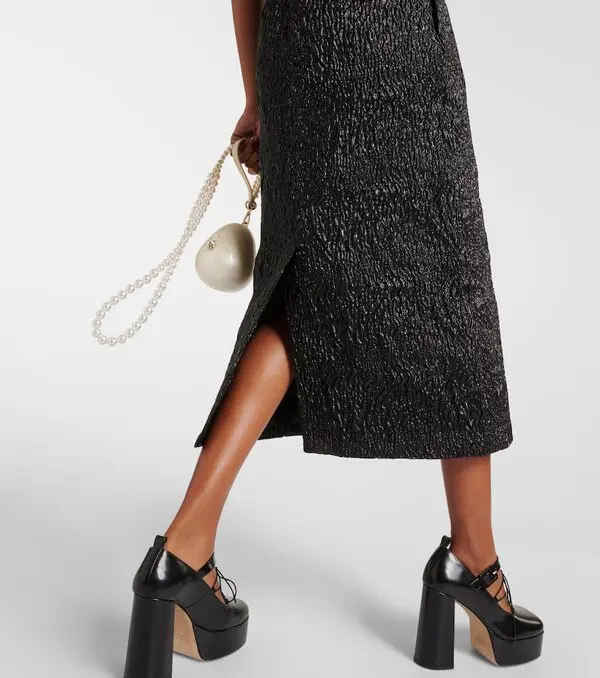Simone Rocha Cloqué Midi Dress