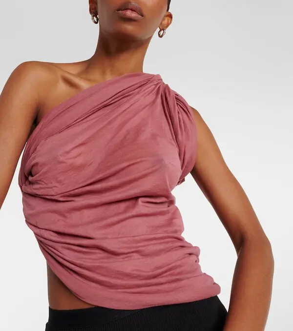 Rick Owens Twist Top In Pink - 20% Off | Editorialist