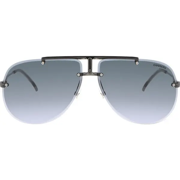 Carrera Eyewear 65mm Oversized Aviator Sunglasses - Dark Ruth Gray/ Dark Grey Sf