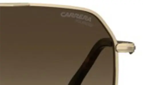 Carrera Eyewear 59mm Polarized Gradient Square Sunglasses