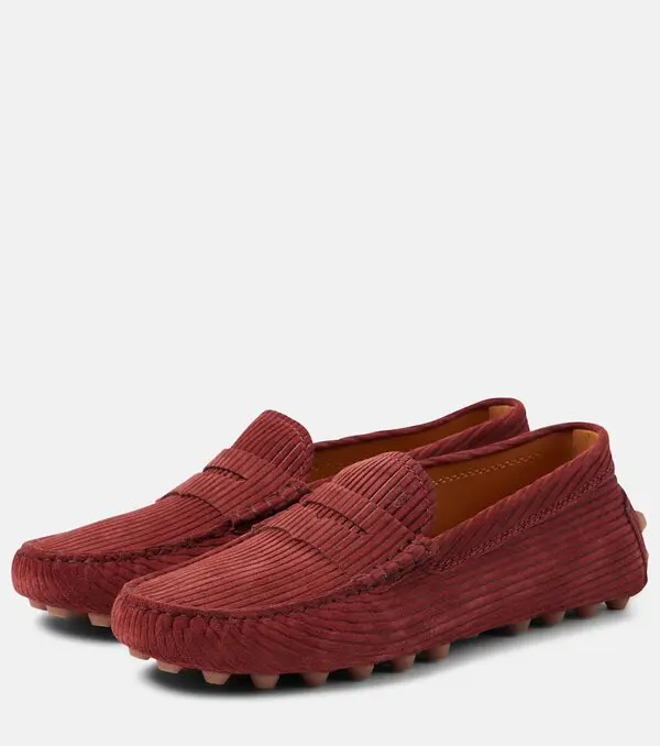 TOD'S Gommino Bubble Suede Driving Loafers