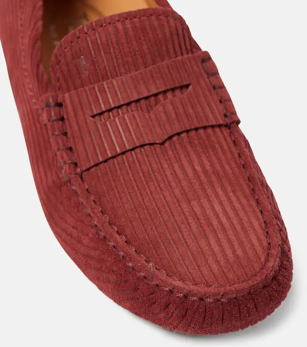 TOD'S Gommino Bubble Suede Driving Loafers