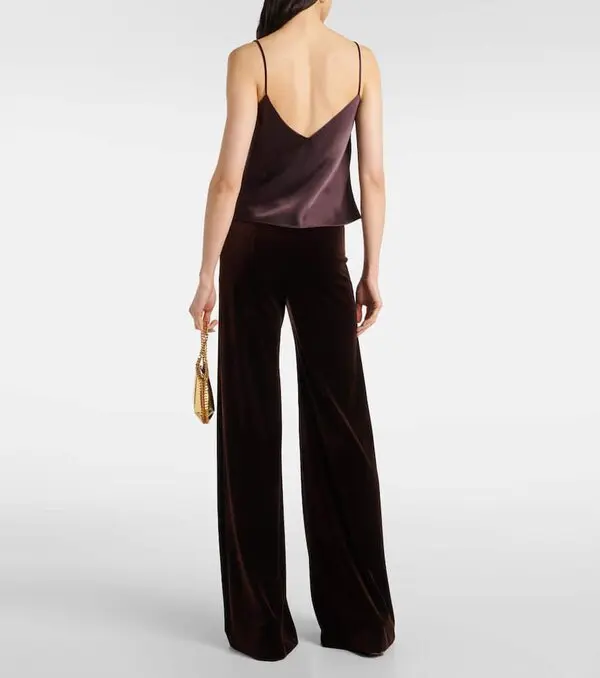 Galvan Ischia Satin Camisole - Brown
