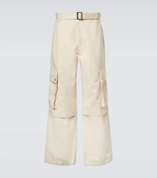 Jacquemus Le Cargo Wide-leg Pants - Beige