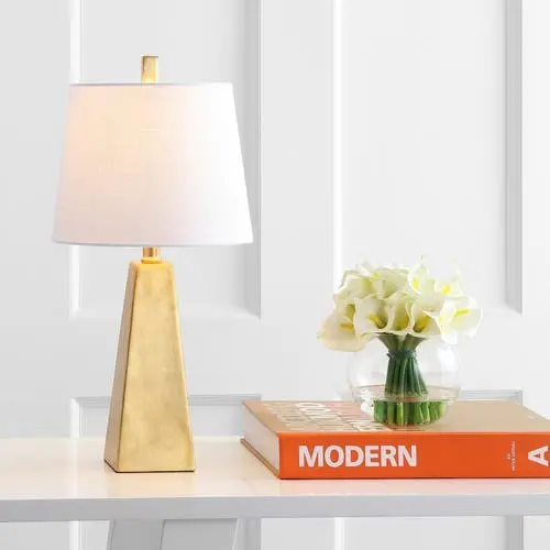 JONATHAN Y Owen Contemporary Resin Led Table Lamp