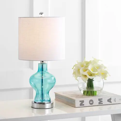 JONATHAN Y Mer Glass/metal Led Table Lamp