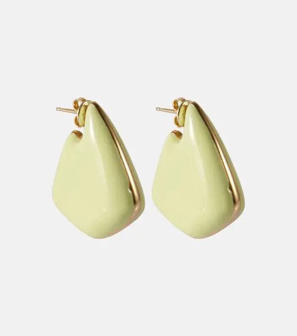 Bottega Veneta Fin Small Earrings - Green