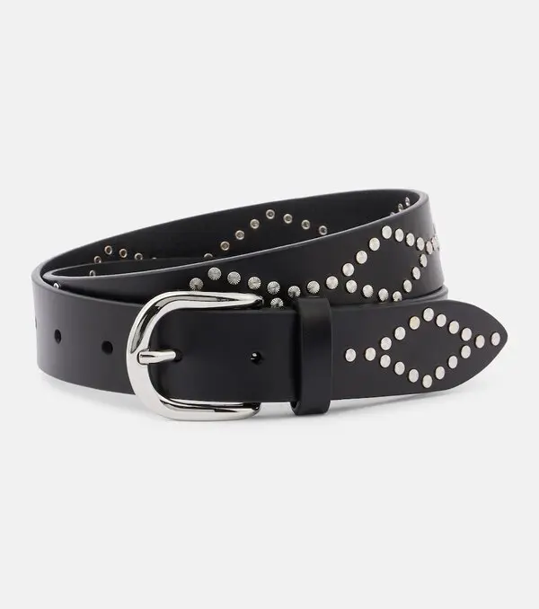 Isabel Marant Étoile Liliana Leather Belt - Black