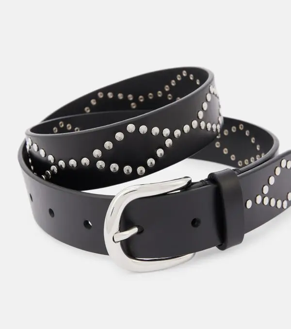 Isabel Marant Étoile Liliana Leather Belt - Black